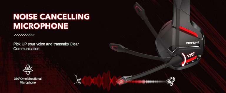 BINNUNE Wireless Gaming Headsets Premium Online Website