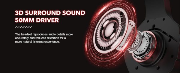BINNUNE Wireless Gaming Headsets Premium Online Website