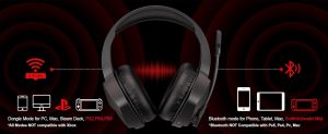 BINNUNE Wireless Gaming Headsets Premium Online Website